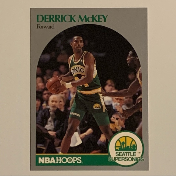 NBA HOOPS | Toys | 99 Nba Hoops Seattle Supersonics Derrick Mckey 281 ...